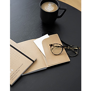 Letts Eco Writers A5 1 Week on 2 Pages Multilingual Brown Kraft 2022