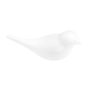 Jerliflyer Wall Bird Hook, Resin Bird Coat Hook Advanced Creative Wall Hanging Bird Decorative Art Hat Towel Bag Coat Hanger Family, Living Room, Bedroom, Shop Gift(White)