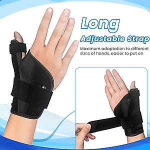 EDNYZAKRN Thumb Spica Splint, Thumb Stabilizer Brace for Arthritis Tendonitis Pain Relief, Wrist brace With Thumb Support Fits for Men and Women Left or Right Hand