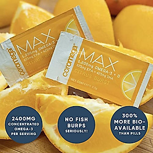 MAX Omega-3, Citrus Burst Flavor, 90 Count