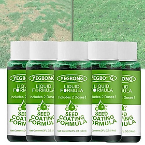5PC Liquid Green Grass Lawn Spray - Liquid Seeding Grass Lawn Green Spray, Green Grass Lawn Repair Spray, Liquid Grass Seed, Green Dye for Lawn (5PC)