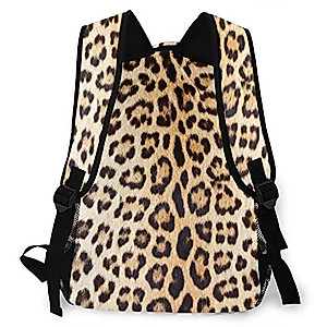 Leopard Or Cheetah Skin Fur Pattern Backpack All Over Print Daypack Casual Travel Book Bag