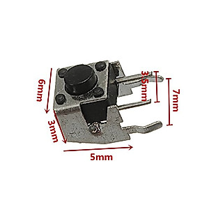 10 pcs RB LB Bumper Switch Button Buttons for Microsoft Xbox One Xbox 360 Controller Replacement (Black)