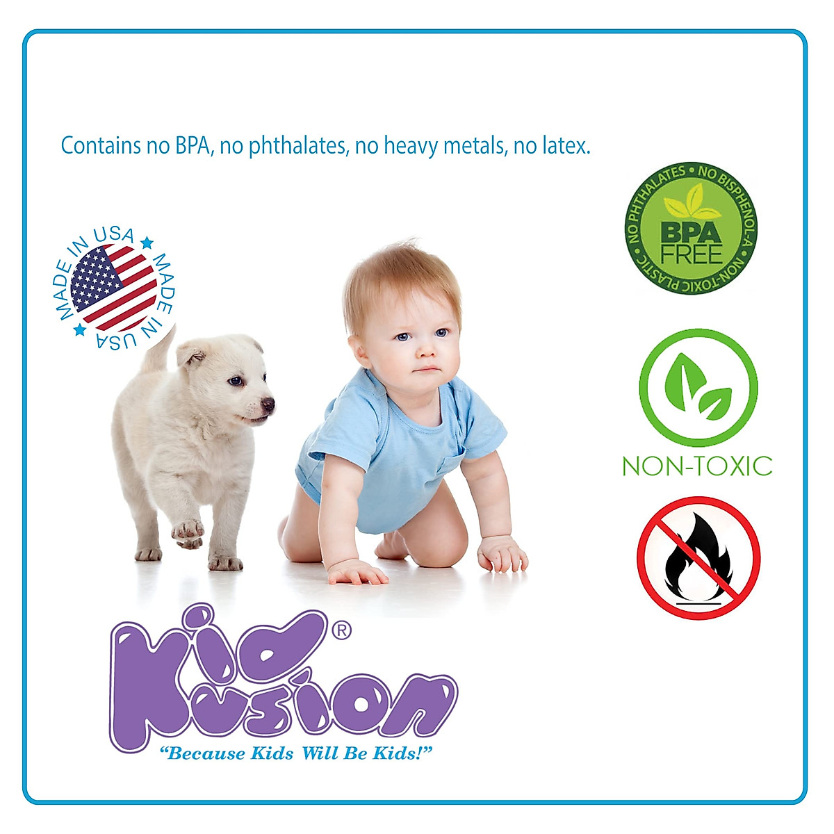 KidKusion Extra Long Hearth Cushion | Made in USA | Taupe | 14.33 Ft of Padding | Child Safety, Edge and Corner Guard, Baby Proof Fireplace Bumper