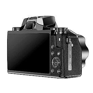 BooHAN 4K Digital Camera, 64MP Vlogging Camera for Photography, Mirrorless Cameras with WiFi, Touch Screen Dual Cameras,16X Digital Zoom,Built in Flash, Travel Camera for Beginners,Adults,Amateu