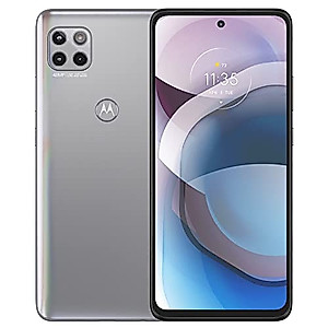Motorola One 5G Ace | 2021 | 2-Day Battery | Unlocked | Made for US by Motorola | 6/128GB | 48MP Camera | Hazy Silver (Renewed)
