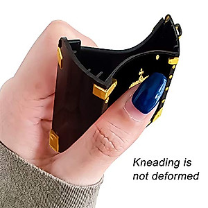 Fiyart Airpods Case for Airpods 2&1 Queen Golden Crown Luxury Trunk Charging Cover Protective Case with Airpod Accessories Anti-Lost Keychain Strap Carabiner