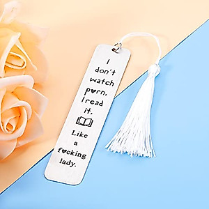 Funny Bookmarks for Women Friend Gifts, Friend Christmas Gifts for Women, Friend Birthday Gifts for BFF Her Spicy Reader Book Club Gifts, Female Friend Valentines Day Gifts, Book Lovers Gifts