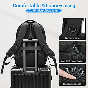 OIWAS Business Laptop Backpack for Men, Extra Large 36L Travel Backpacks with USB Charging Port, Water Resistant College School Computer Backpack Fits 15.6 Inch Laptop Notebook Bag