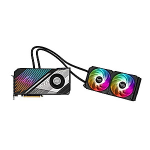 ASUS ROG Strix LC AMD Radeon™ RX 6800 XT OC Edition Gaming Graphics Card (PCIe 4.0, 16GB GDDR6, HDMI 2.1, DisplayPort 1.4a, Full-Coverage Cold Plate, 240mm Radiator, 600mm tubing, GPU Tweak II)