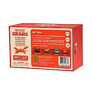 You've Got Crabs by Exploding Kittens - A Card Game Filled with Crustaceans and Secrets - Family-Friendly Party Games For Adults, Teens & Kids