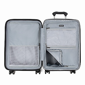 Travelpro Roundtrip Hardside Expandable Luggage, TSA Lock, 8 Spinner Wheels, Hard Shell Polycarbonate Suitcase, White, 2-Piece Set (21/25)