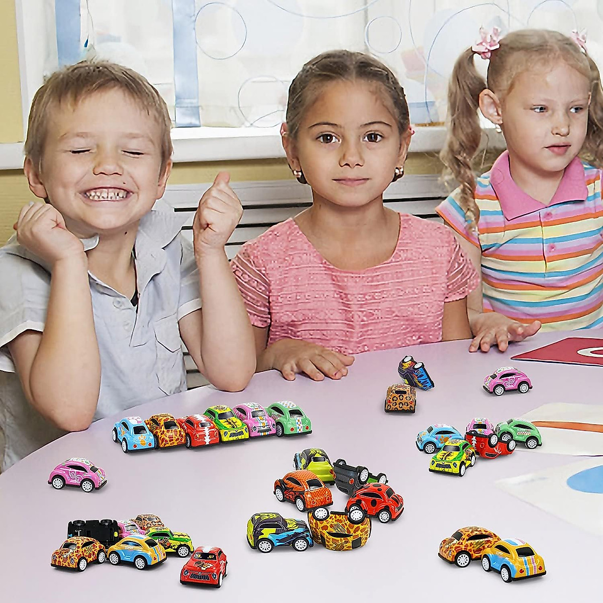 Vileafy 30 Bulk Mini Pull Back Cars -Goodie Bag Stuffers for Kids 3-5, Birthday Return Gifts, Carnival Prizes for Boys and Girls Party Favors and Class Treasure Box