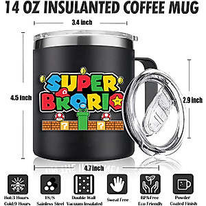 NIAEIAIE Funny Gifts for Brother Adult-Birthday Brother Gifts from Sister-Big Brother Gifts for Boy-Christmas Gifts for Brother-Best Gifts for Brother Dad Husband Son Boyfriend Him(14oz)