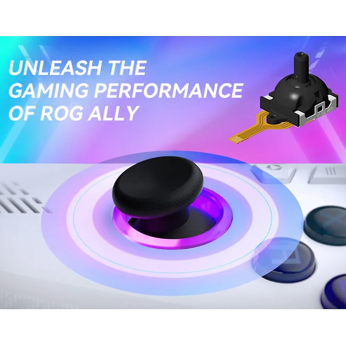 2Pcs Joystick Replacement Repair Kit for ROG Ally, Hall Joystick for ROG Ally Game Handheld