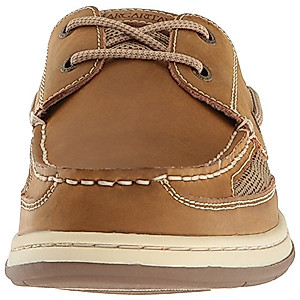 Margaritaville Men's Anchor Lace Boat Shoes-Lightweight and Durable 2 Eye Lace Up, Light Tan, 10