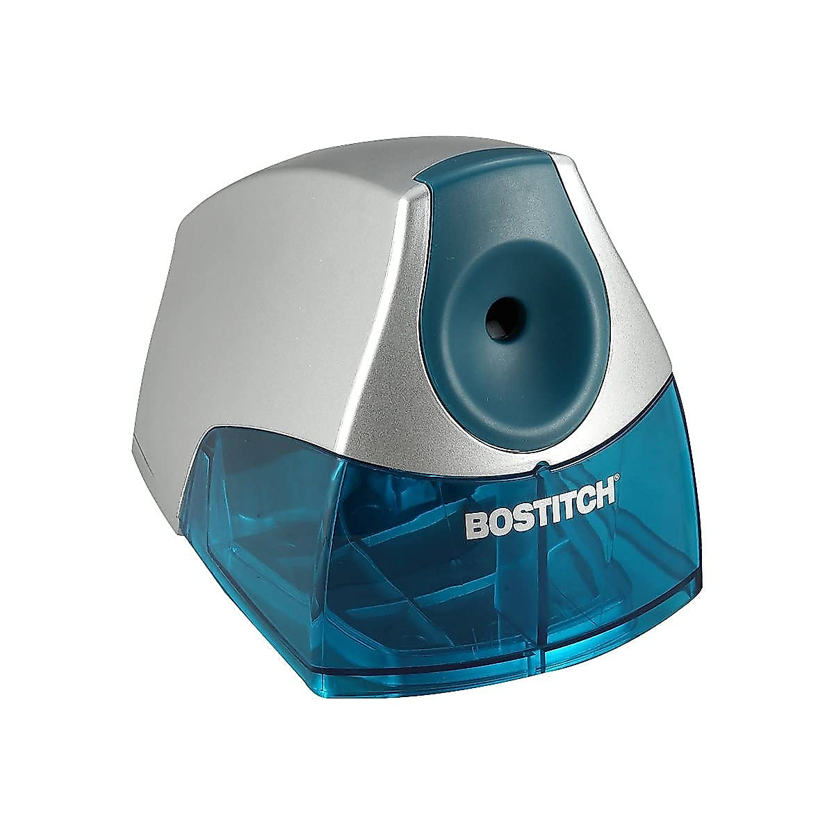 Bostitch Personal Electric Pencil Sharpener, Powerful Stall-Free Motor, High Capacity Shavings Tray, Blue (EPS4-BLUE)