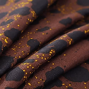 Leopard Duvet Cover King, Microfiber 3 Pieces Leopard Bedding Set King, Cheetah Print King Bedding Duvet, 1 Duvet Cover +2 Pillowcases, with Zipper Closure, Durable, Easy Care (NO Comforter)