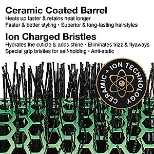 Olivia Garden MultiBrush Detachable Thermal Styling Hair Brush MB-BD01 (6-Piece Bag Deal)