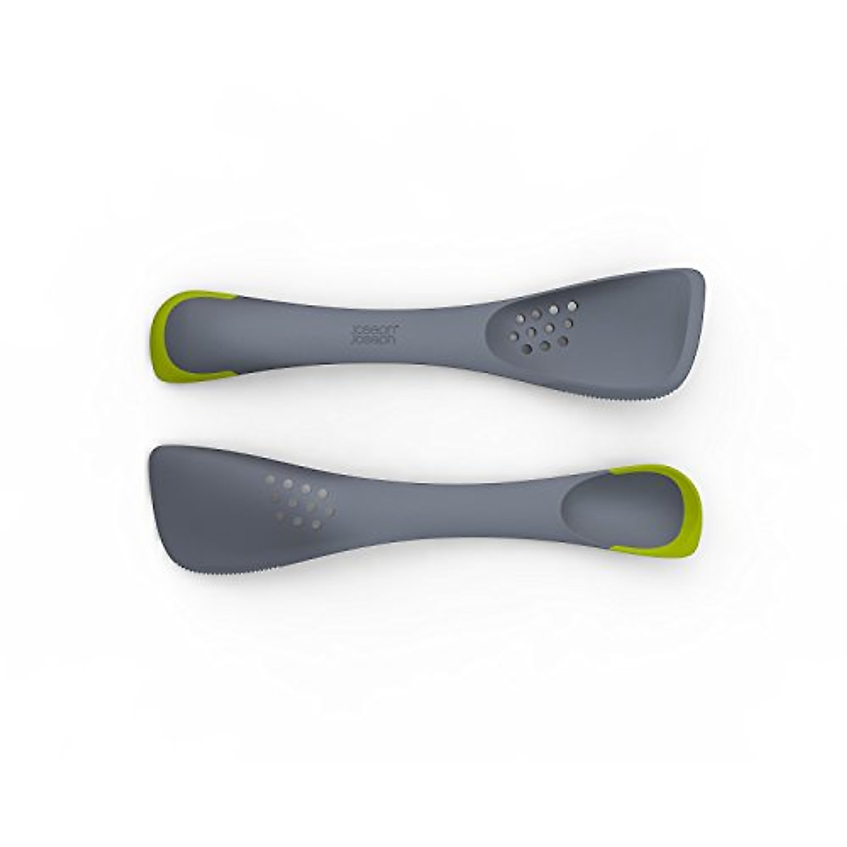 Joseph Joseph Uni-Tool 5-In-1 Utensil Slotted Solid Spoon Spatula Turner Slicer Kitchen All-In One Space Saving, Gray 12 long