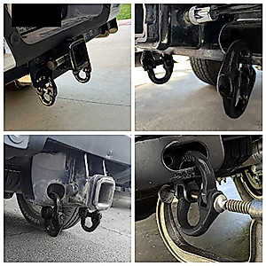 Tovendor Tow Hitch Safety Chain Connector Link 1/2 inch, G80 Alloy Steel Trailet HammerLock Coupling Link, 12000 Lbs Loading, Pack of 2