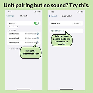 OC Acoustic Newport Plug-in Outlet Speaker with Bluetooth 5.1 and Built-in USB Type-A Charging Port (Gray/White)