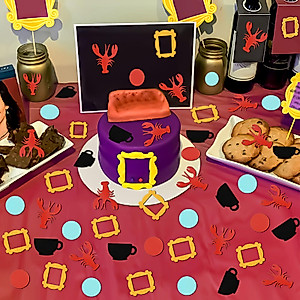 200Pcs Friends TV Show Confetti for Birthday, Bachelorette, Bridal Shower Decorations, Friends TV Show Table Decoration