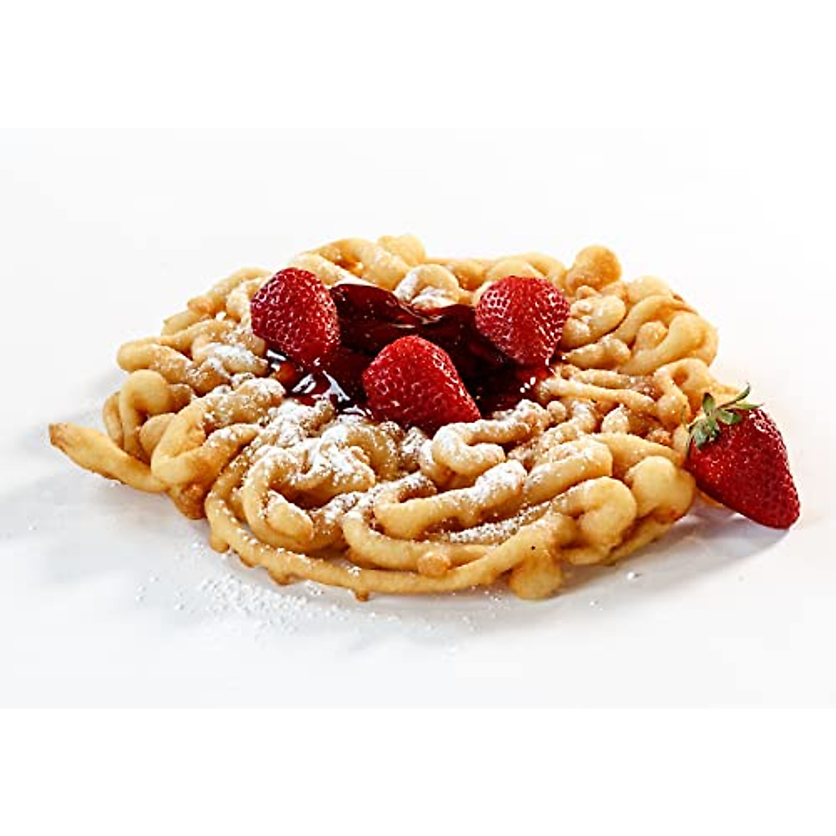 Fun Pack Foods - Carnival Funnel Cakes Deluxe Kit - Includes (2) Original Funnel Cake Mixes, Pitcher, Fry Ring & Cooking Tongs