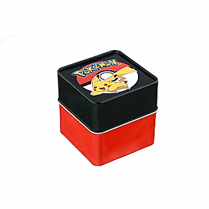 Accutime Pokemon Pikachu Digital Watch for Kids with Multicolor Flashing LED Lights, Durable Black and Yellow Plastic Strap - Ideal for Boys and Girls - POK4214AZ