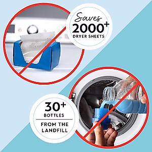 Wool Dryer Balls 6-Pack, XL Size, 100% New Zealand Wool, Reusable and Handmade. Natural Fabric Softener, Reduce Wrinkles and Decrease Drying Time (White)