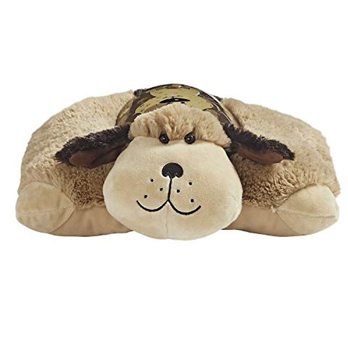Pillow Pets Signature Snuggly Puppy Sleeptime Lite, 1 Count (Pack of 1), Brown