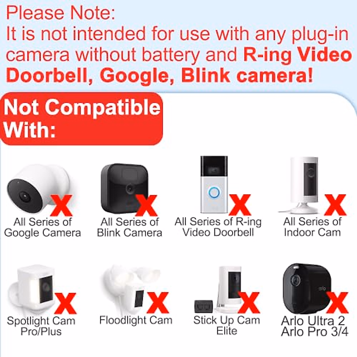 RSZBUMY Solar Panel Compatible with Ring Stick Up Cam Battery 2nd/3rd Generation, Arlo Essential Spotlight Camera Solar Panel Charger with Micro USB & USB-C & DC (3 Pack, 4.5 W)