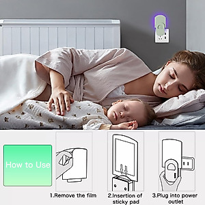 Flying Insect Trap, Fruit Fly Traps for Indoors, Plug in Gnat Traps for House Indoor Safe Non-Toxic UV Light Attractant Insect Traps Indoor with 10 Sticky Pad for Flies, Gnats, Moths, Mosquitoes