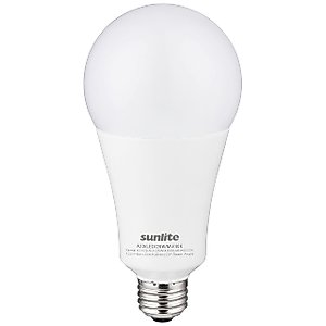 Sunlite 82109 LED A23 Light Bulb, 26 Watts (300w Equivalent), High Output, 4000 Lumens, Medium E26 Base, 120-227 Multi-Volt, Non-Dimmable, UL Listed, 4000K Cool White