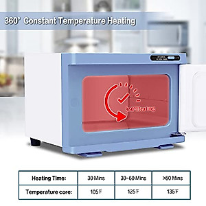 LKT COBTAC Hot Towel Warmer,Medium Towel Warmers Spa,8L Towel Warmer Cabinet for Facial