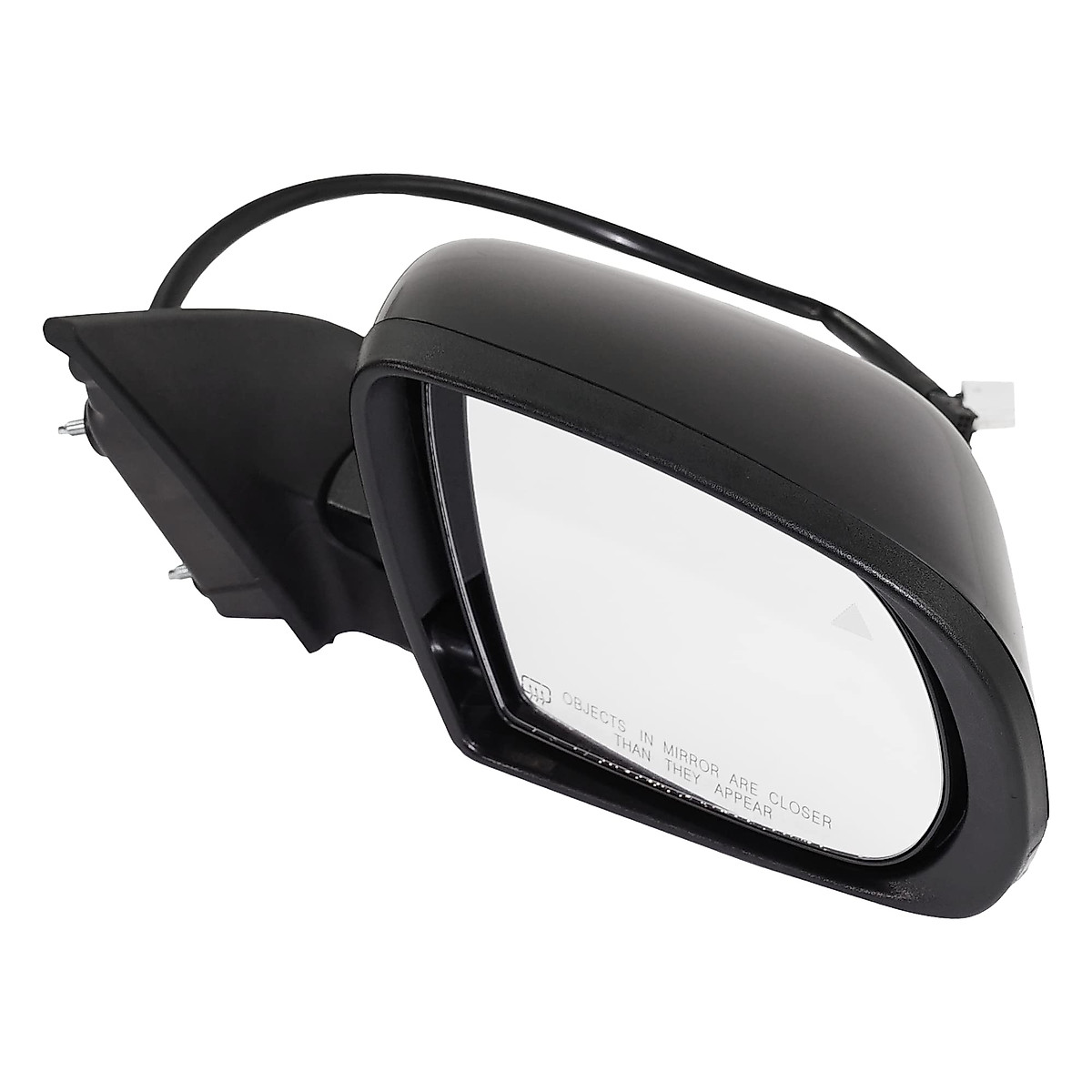 Kool Vue Driver & Passenger Side Power Heated Mirrors for Jeep Cherokee 2014-2018 Manual Fold With Signal Light, Blind Spot Monitor, Puddle Lamp & Auto-Dimming; Without Memory Paintable