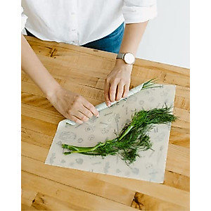 Abeego, The Original Beeswax Food Storage Wrap - Set of Two 13" Natural Square Sheets