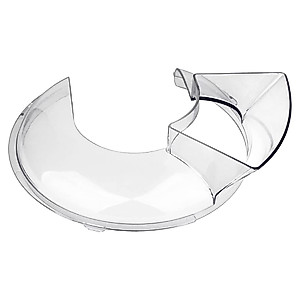 Veterger Replacement Parts Pouring Shield,Compatible with Kitchenaid 6 Quart tilt head stand mixer stainless steel bowls