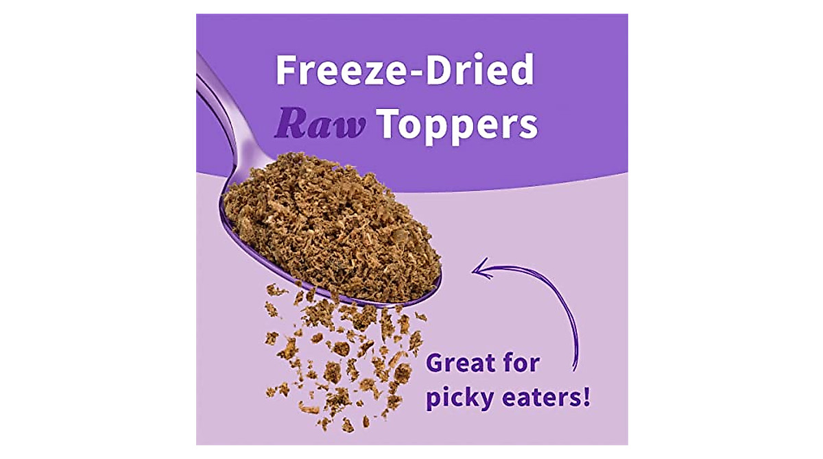Halo Freeze Dried Raw Skin & Coat Dog Topper - 1lb