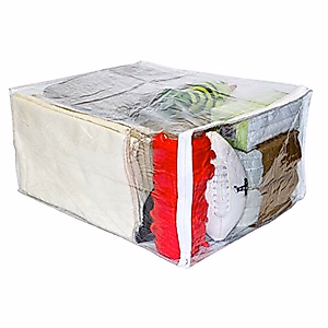 Vinylpac See-Through Plastic Sweater Clothing Storage Bags 17 x 20 x 10 Inch 10-Pack (Clear, Dust and Moisture Resistant)…