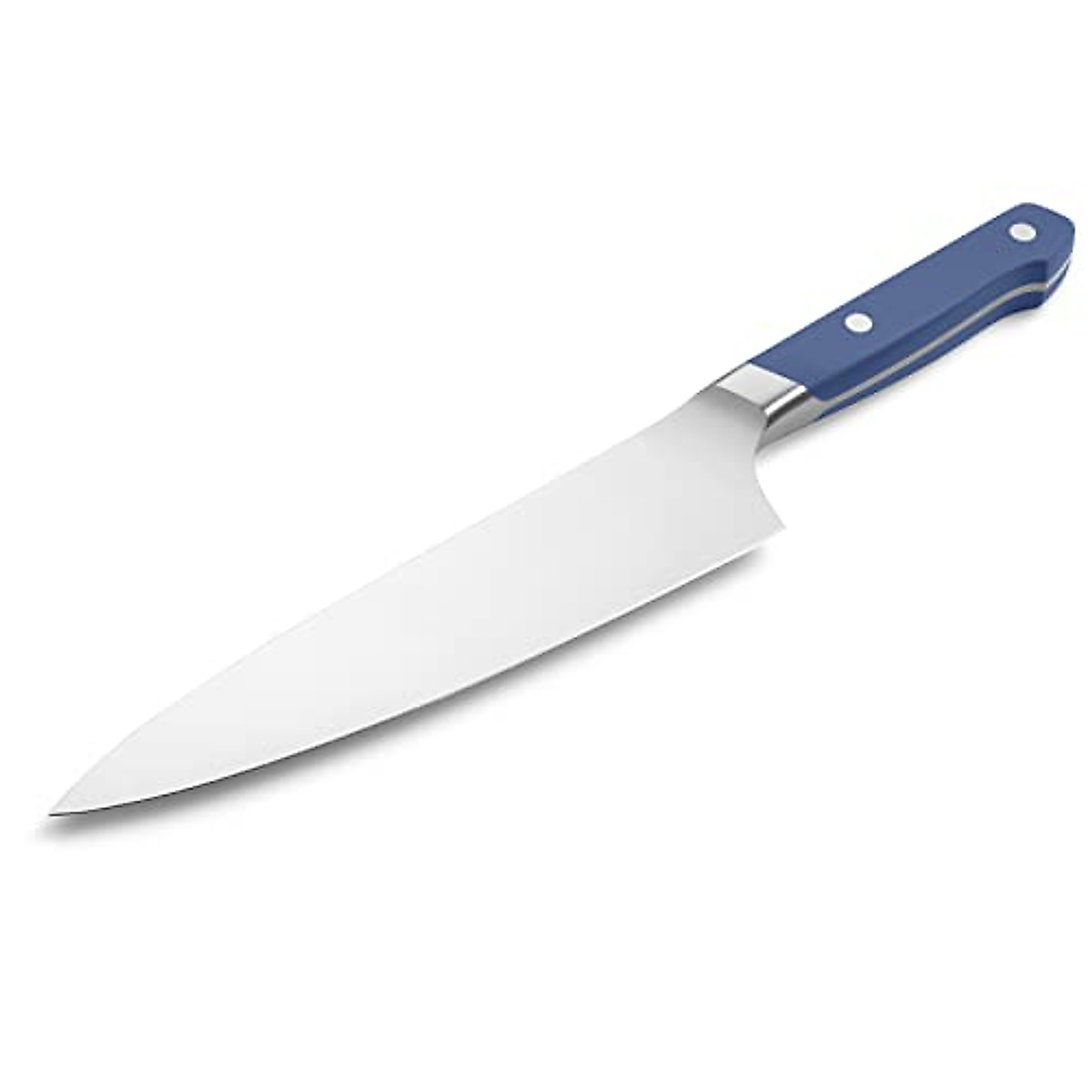 Misen Chef Knife - 8 Inch Professional Kitchen Knife - High Carbon Stainless Steel Ultra Sharp Chef's Knife, Blue