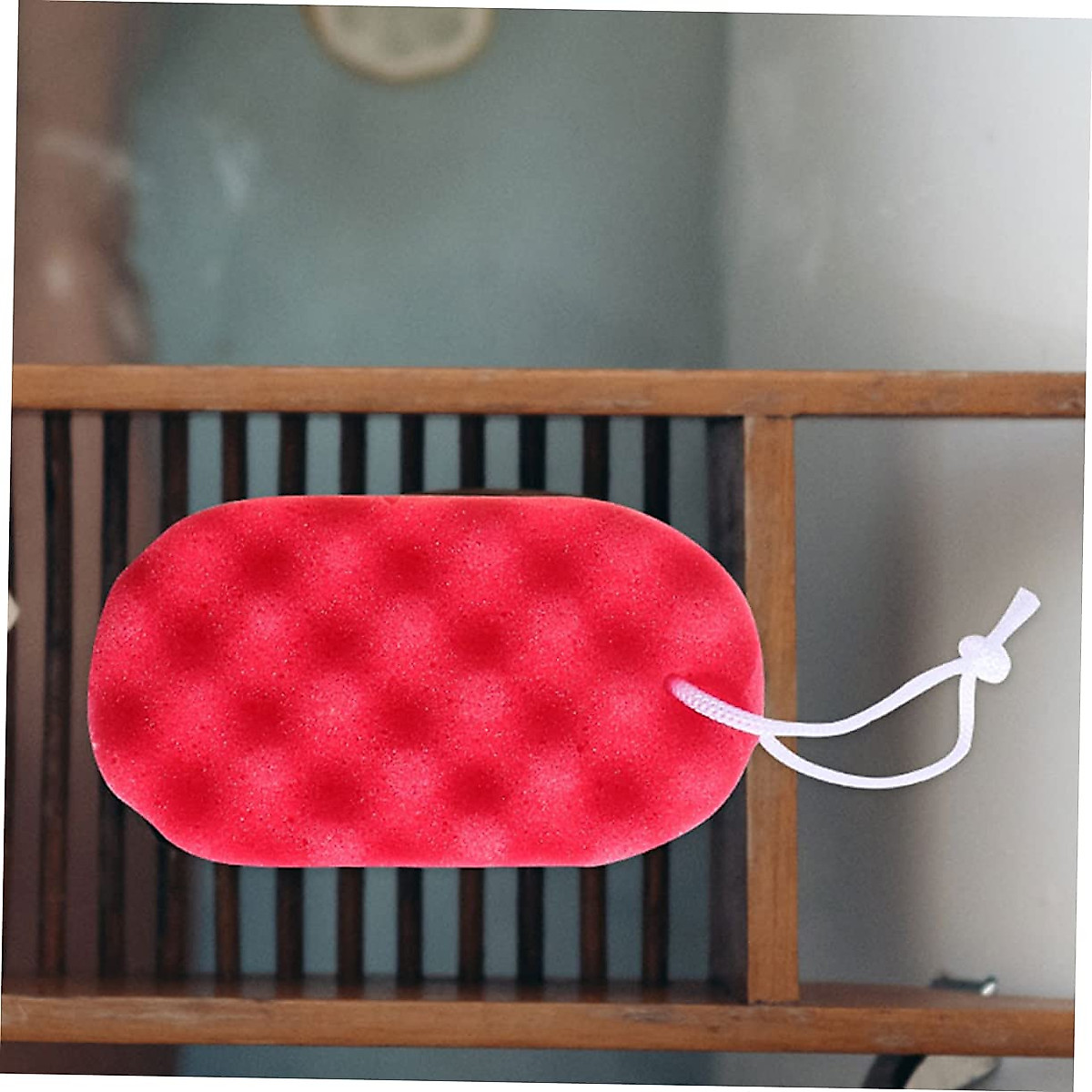 LALAFINA 6pcs Three Layer Bath Sponge Body Wash Scrubber Scalp Scrubber Cleaning Sponge Body Shower Sponges Foam Sea Sponge Handheld Bath Scrubber Bath Shower Sponge Bath Exfoliating Sponge