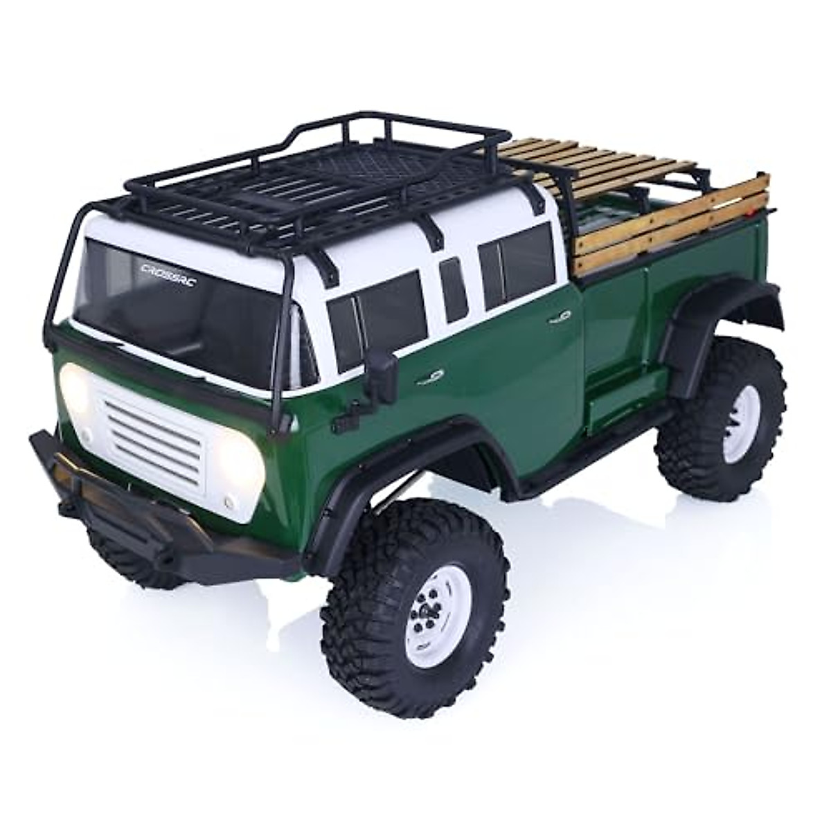 Cross RC JT4 1/10 4WD Off-Road RC Car Crawler Vehicle Differential Lock Function (green-2)