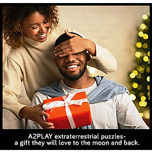 A2PLAY USA Map Puzzle 1000 Piece for Adults, United States of America, Patriotic Jigsaw Puzzle & Bonus Fact Poster, Premium Materials, 27.5 x 19.7 in