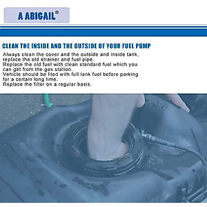 Electric Fuel Pump Assembly Replacement for Compatible with 1990 1991 1992 1993 1994 1995 1996 Ford F150 F250 F350 1997 F-250 HD (After Axle Tank; Steel Tank; 18 Gal Tank) Replaces SP2007H