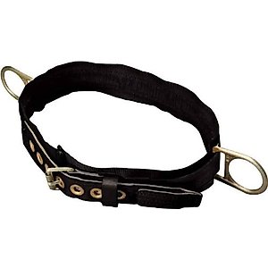 Miller Honeywell Safety Miller by Honeywell 2NA/MBK Double D-Ring Body Belt with 1-3/4-Inch Webbing and 3-Inch Back Pad, Medium, Black
