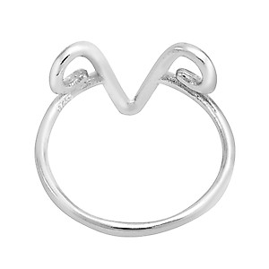 Astrological Zodiac Sign 'Aries' .925 Sterling Silver Band Ring (7)