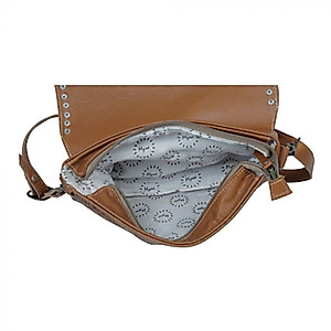 Myra Bag Blossom Etched Leather & Hairon Bag S-3380