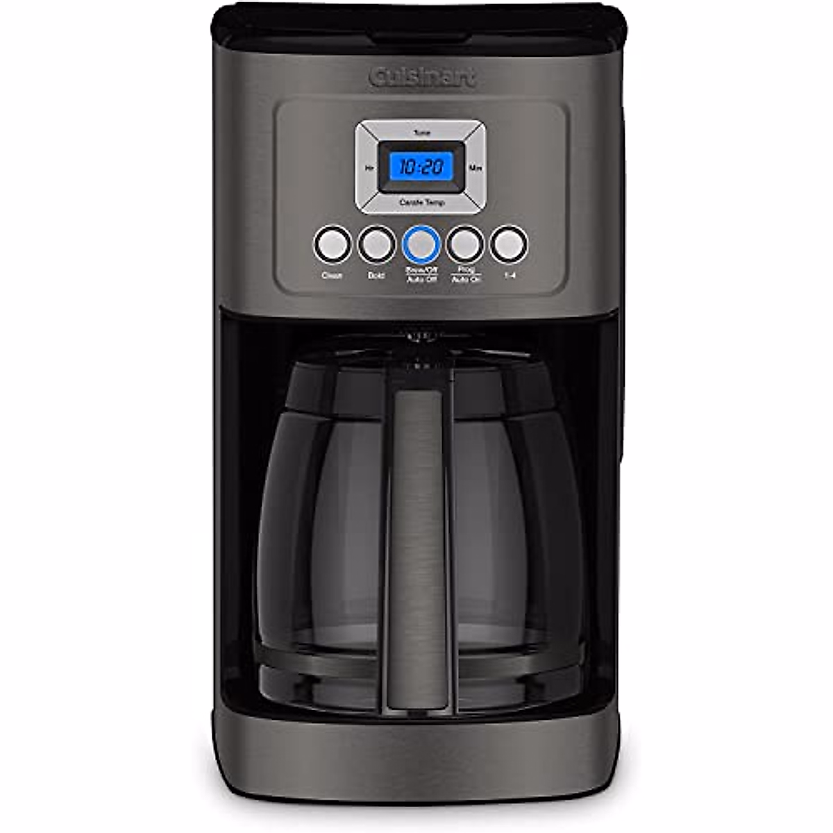 Cuisinart DCC-3200BKSP1 Perfectemp, 14 Cup Progammable with Glass Carafe Coffee Maker, Black Stainless Steel