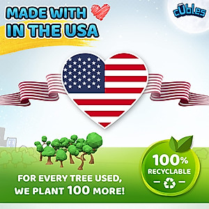 Cubles Toy Building Set, 3D Puzzle Meets Origami Kit, STEM Toys - The Dog Man Series - Petey